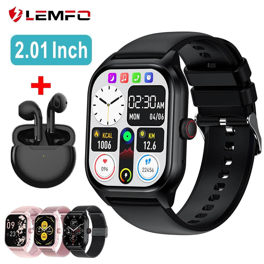 LEMFO LT10 Smart Watch 2024 Android Gift Bluetooth Call Smartwatch 202 – BuildurCart